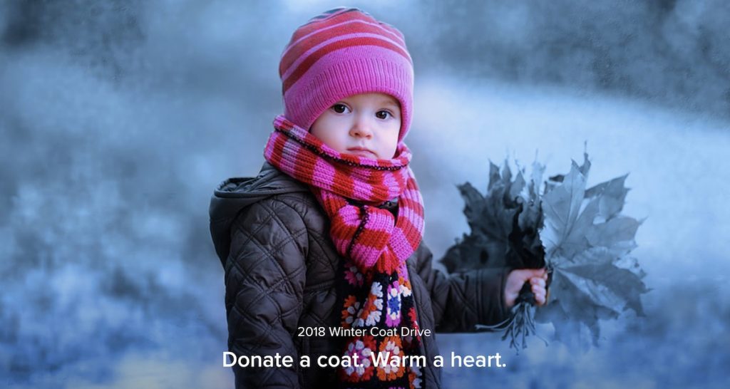 2018 Winter Coat Drive: Donate a Coat and Warm a Heart